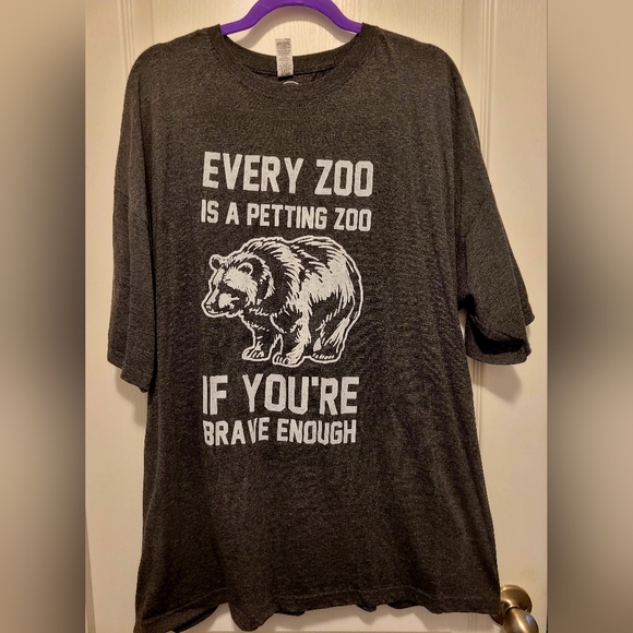 Alice's Ecclectic Shop | Shirts | Every Zoo Is A Petting Zoo Mens Cut ...
